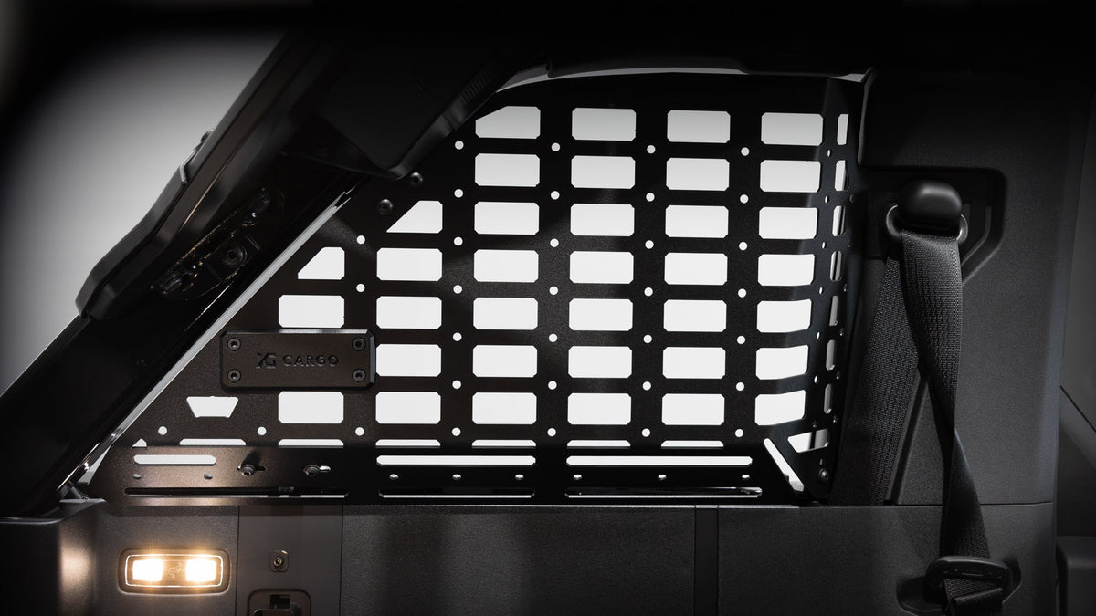 Ford Bronco MOLLE Panels for Tailgate & Windows | XG Cargo