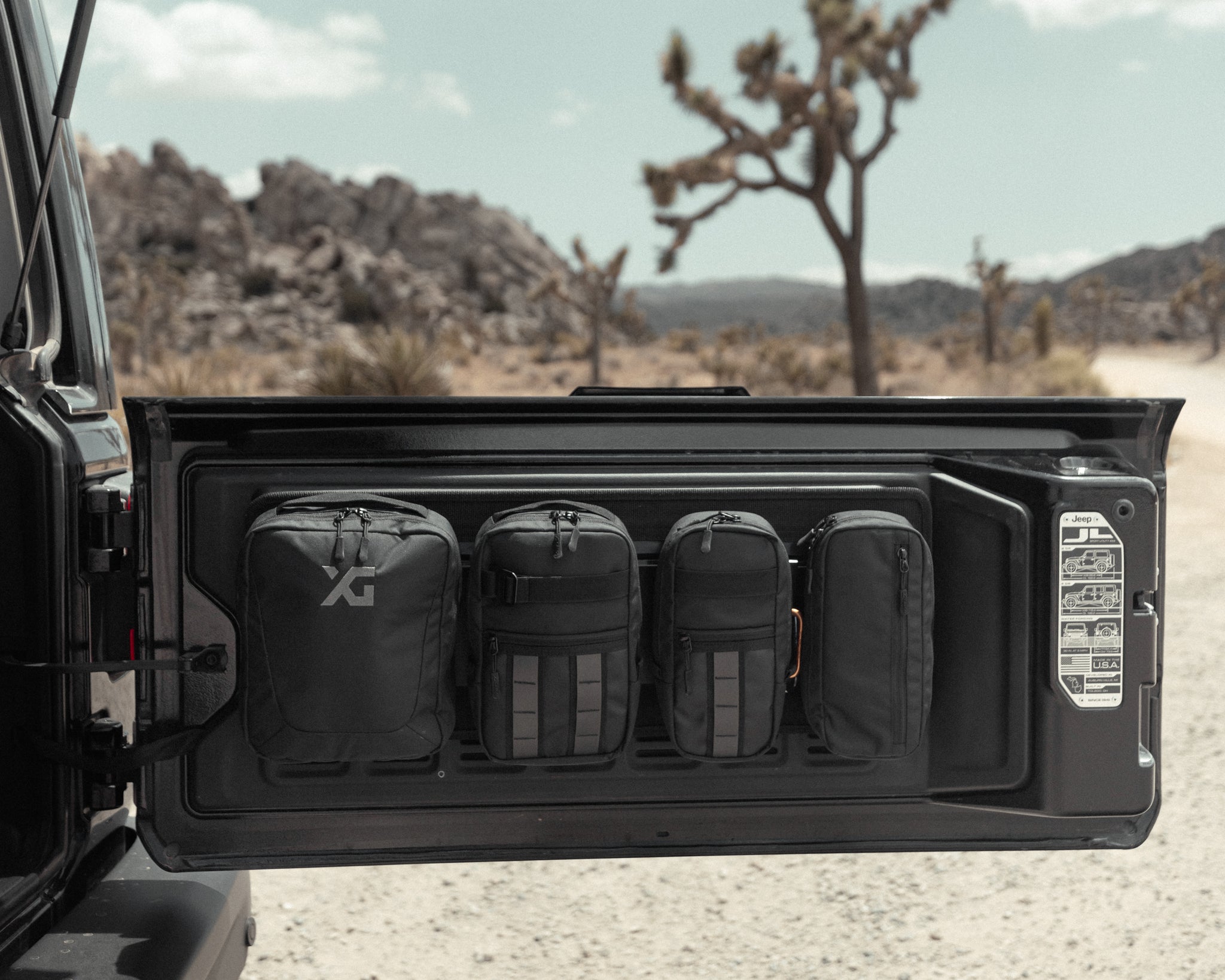 Wrangler Tailgate Storage – XG Cargo