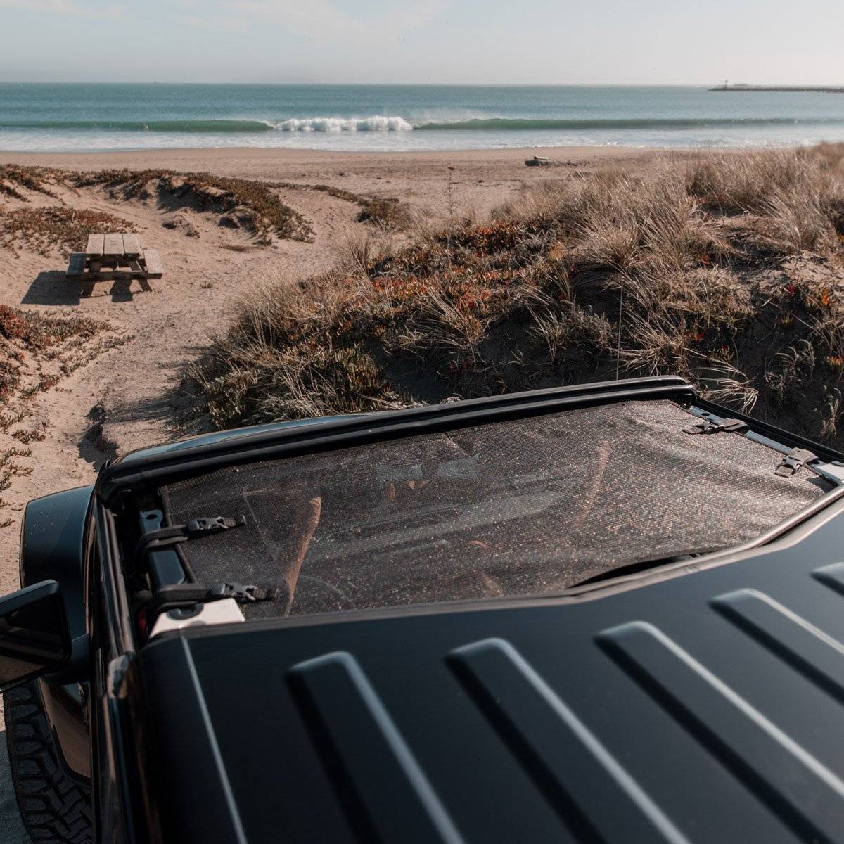 Magnetic Sun Shade for Jeep Wrangler JL/4xe and Gladiator - XG Cargo
